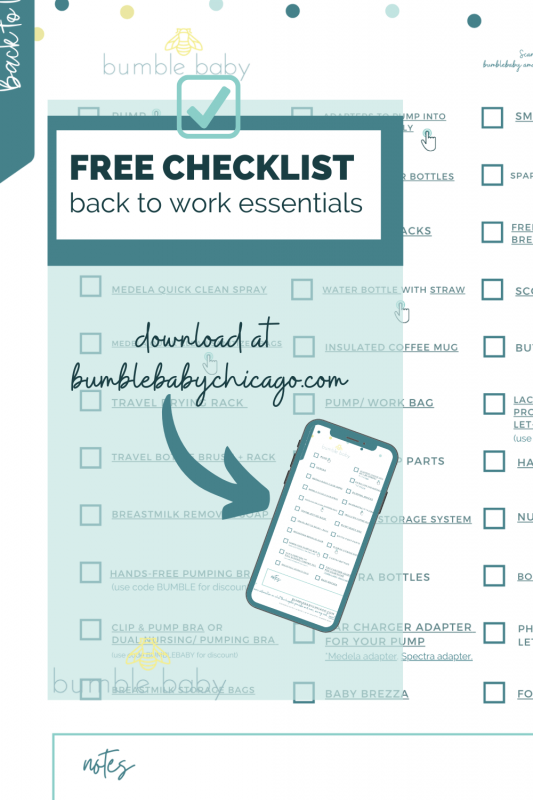 Free checklists - Bumblebaby